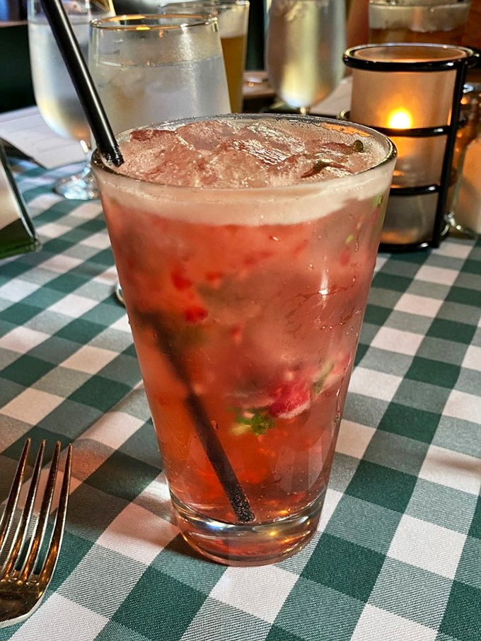 This isn't just a cocktail&mdash;it's summer in a glass, with fresh berries and mint creating a refreshing escape from Wisconsin winters.
