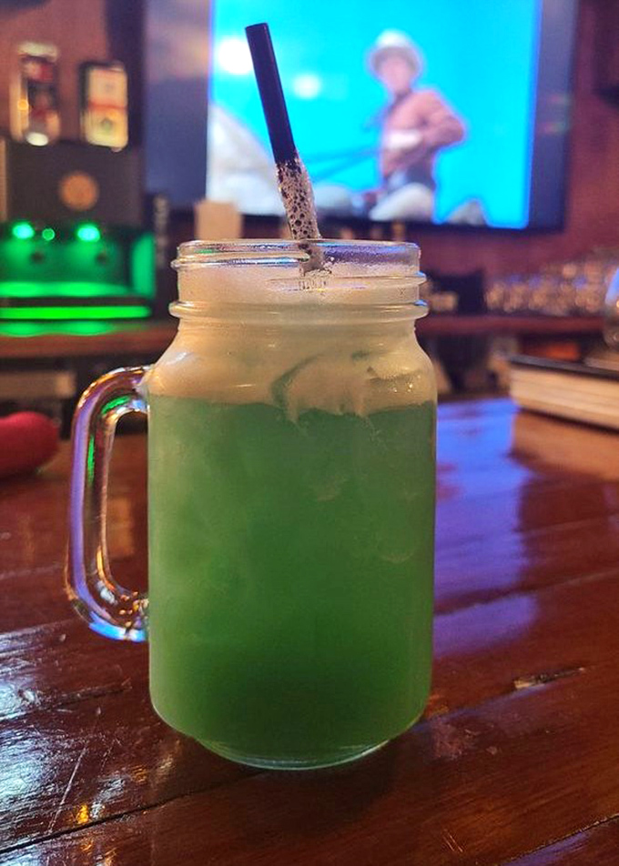 That vibrant green concoction isn't radioactive waste &ndash; it's the Star's signature mocktail, delivering all the fun without tomorrow's regret.