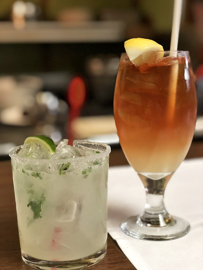 Cocktail chemistry at its finest &ndash; a refreshing mojito and classic Arnold Palmer stand ready to wash away the day's stresses and hydrate Hollywood dreams.