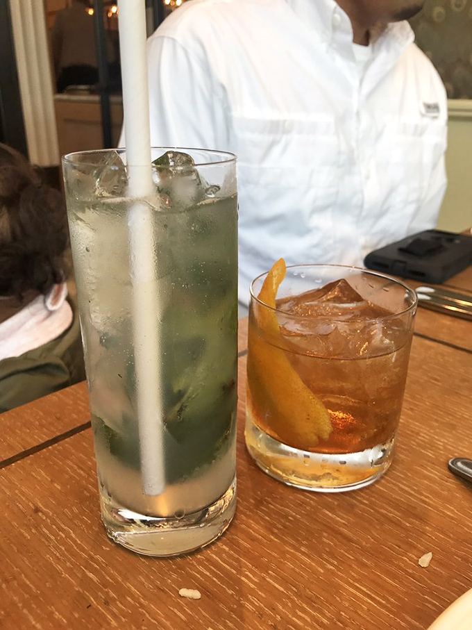 Two cocktails walk into a bar - one's minty fresh, the other's bourbon smooth perfection.