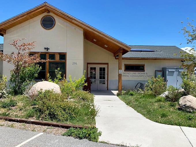 The Mono Lake Indian & Vining Community Center blends modern architecture with native landscaping &ndash; cultural connection with a view.