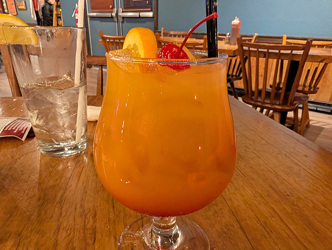 Sunshine in a glass with just enough mischief. This cocktail doesn't just quench thirst—it creates memories and possibly some interesting dance moves.