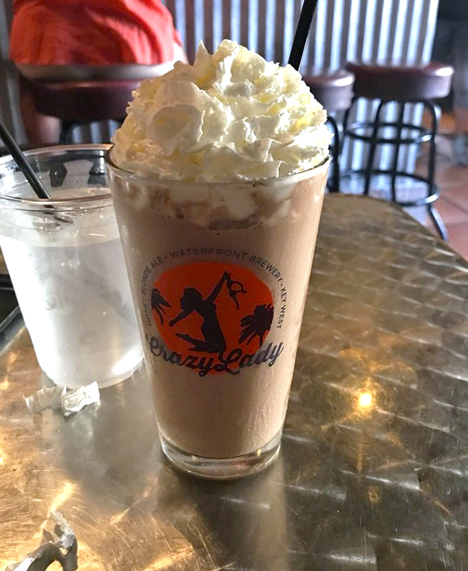 A Nutella milkshake topped with whipped cream – because sometimes dessert deserves to be the main event.