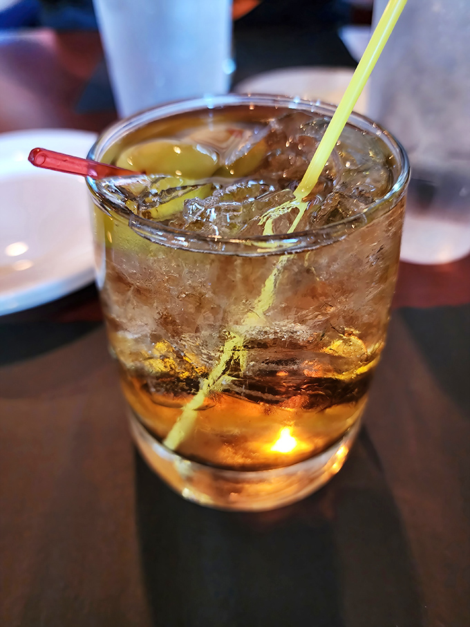 Wisconsin's liquid handshake: the Brandy Old Fashioned. That cherry and orange aren't just garnish&mdash;they're essential supporting characters in this cocktail story.