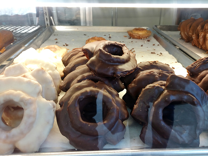 Old-fashioned donuts with that signature crackly exterior&mdash;the vinyl records of the pastry world, appreciated by true connoisseurs for their authentic character.