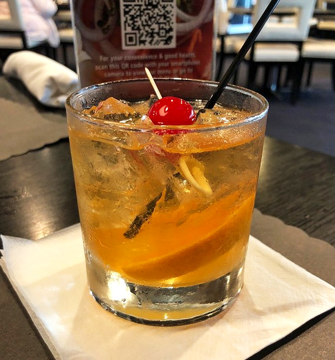 An Old Fashioned with a cherry on top &ndash; because sometimes adults deserve a treat that isn't wrapped in deli paper.