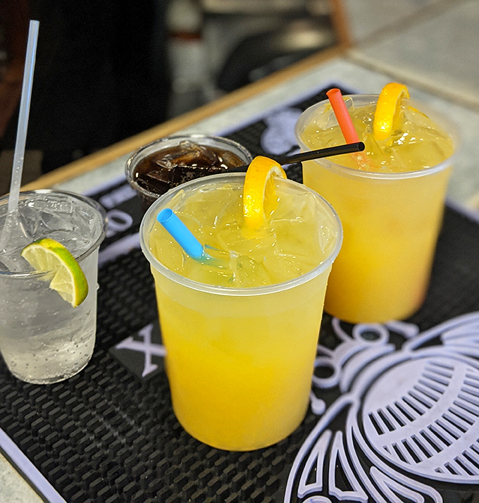 Coastal cocktails in plastic cups &ndash; because when the drinks are this refreshing, stemware would just slow you down.