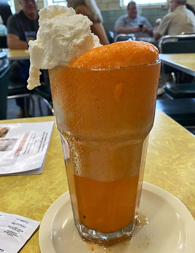 The orange float&mdash;where creamy vanilla ice cream meets fizzy orange soda in a tall glass romance that's lasted longer than most Hollywood marriages.