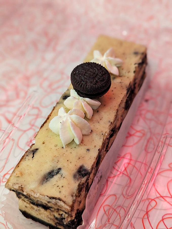 Cookies and cream cheesecake that's dressed for success&mdash;Oreo has never looked more sophisticated than atop this velvety masterpiece.