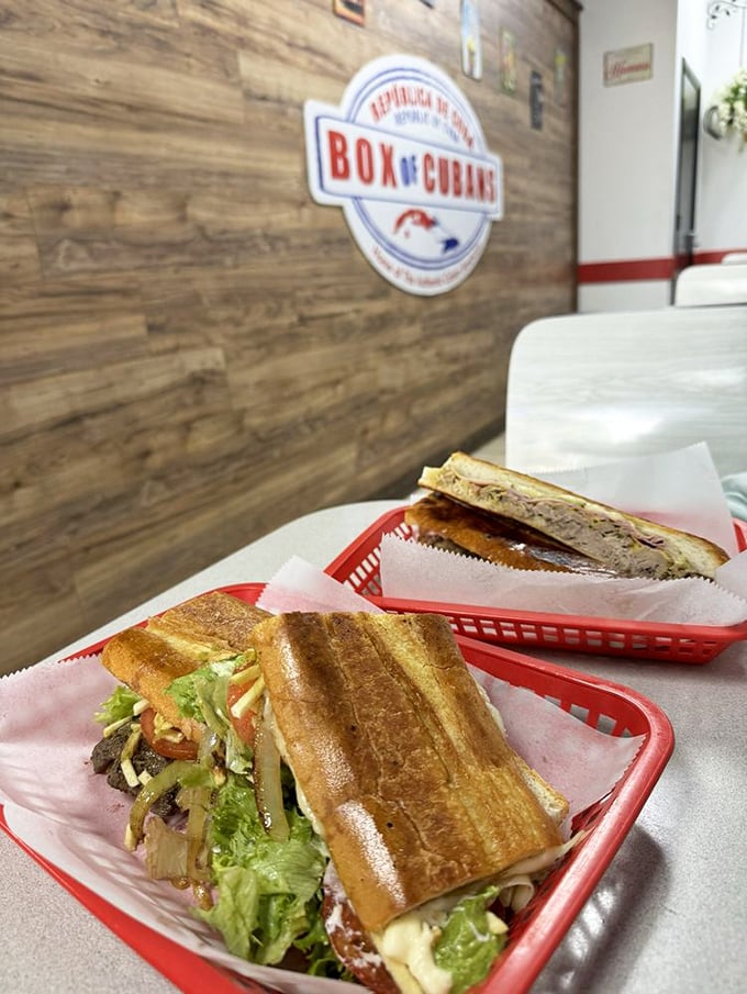 Two sandwiches are better than one, especially when they're sporting that perfect golden-brown tan that beach-goers spend all day trying to achieve.