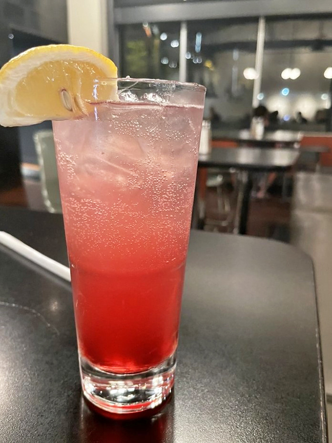 A pink lemonade so photogenic it could have its own Instagram account&mdash;refreshing eye candy in liquid form.