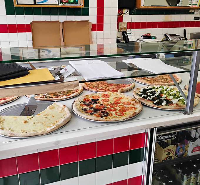 Pizza variety on display like edible art &ndash; the Louvre's got nothing on this delicious gallery.