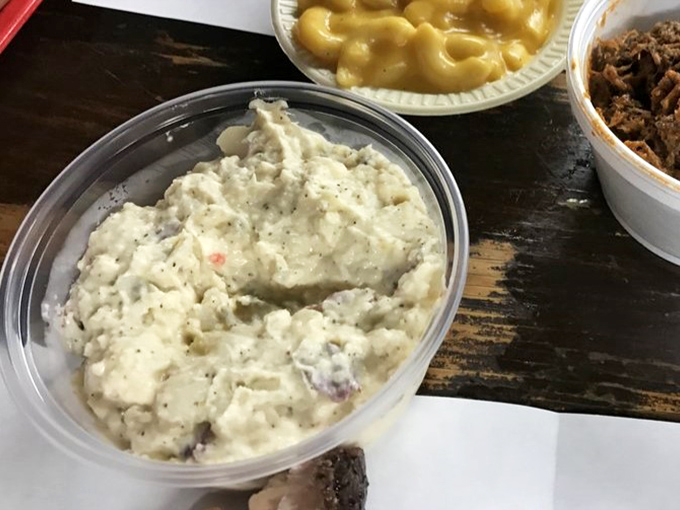 Creamy potato salad that knows its role&mdash;not trying to steal the show, but providing the perfect counterpoint to smoky meat.