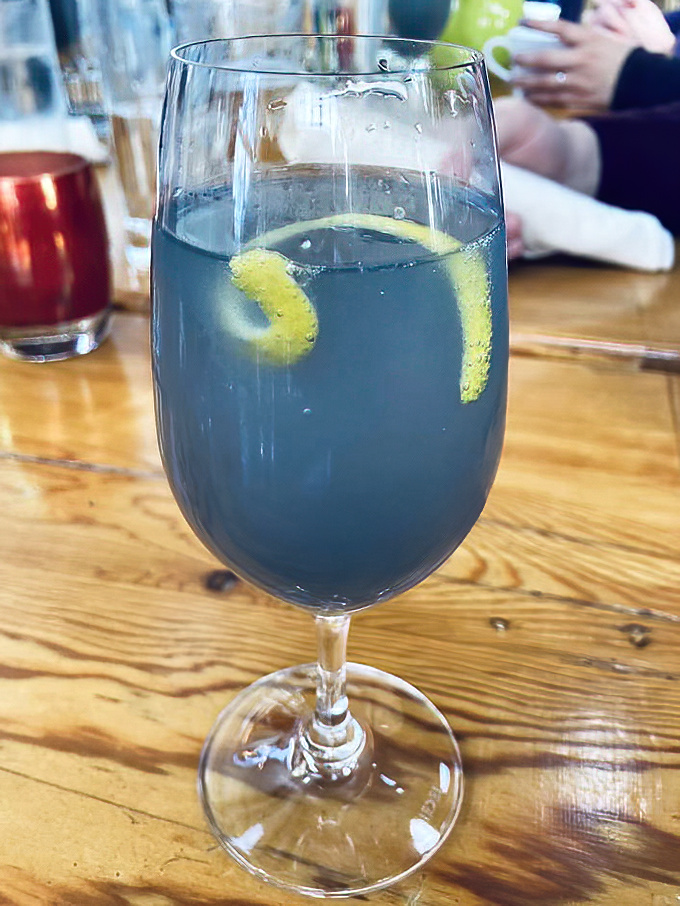 This blue cocktail isn't having an identity crisis&mdash;it's confidently making the case that drinks should be as photogenic as the view. 