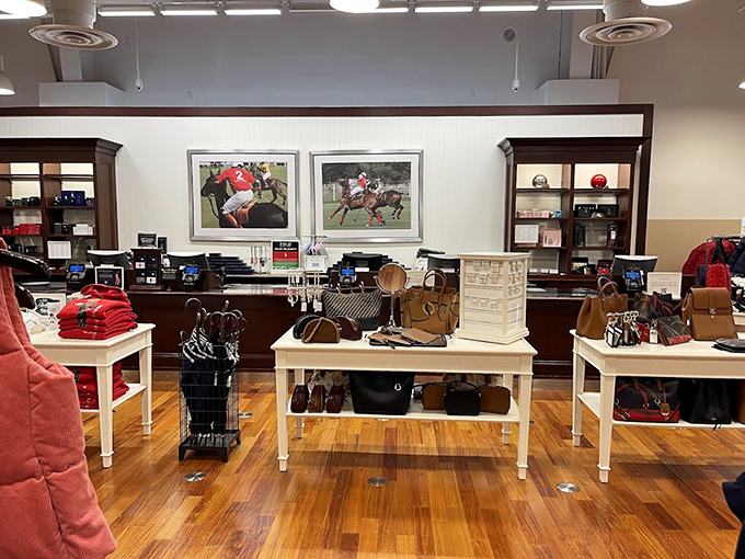 Leather goods arranged with museum-like precision. That handbag isn't just an accessory—it's your next conversation starter.