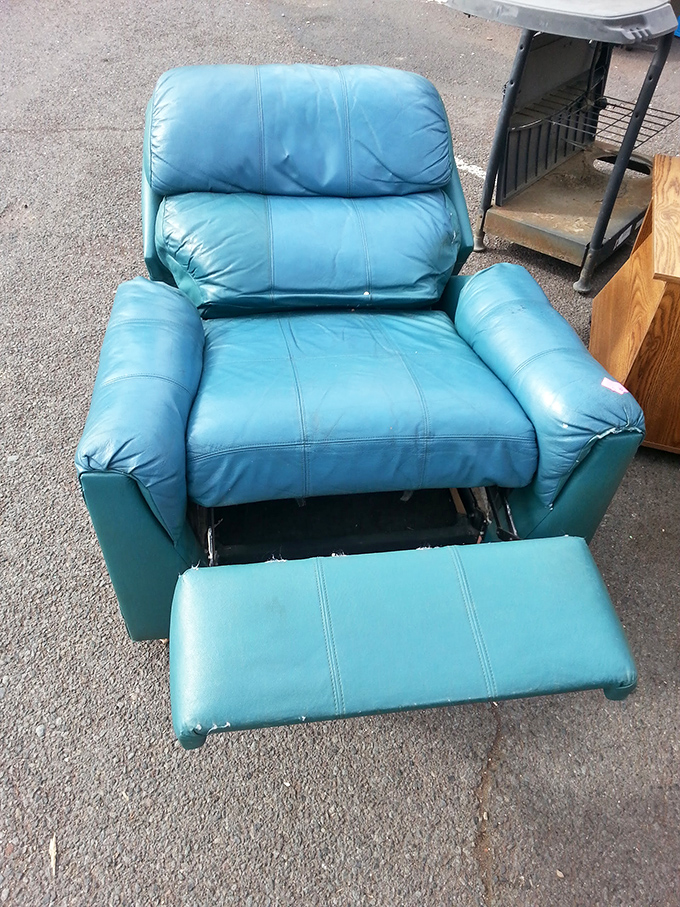 The throne of relaxation! This teal recliner has your name written all over it&mdash;just imagine the naps, Netflix binges, and "I'm not getting up" moments ahead. 