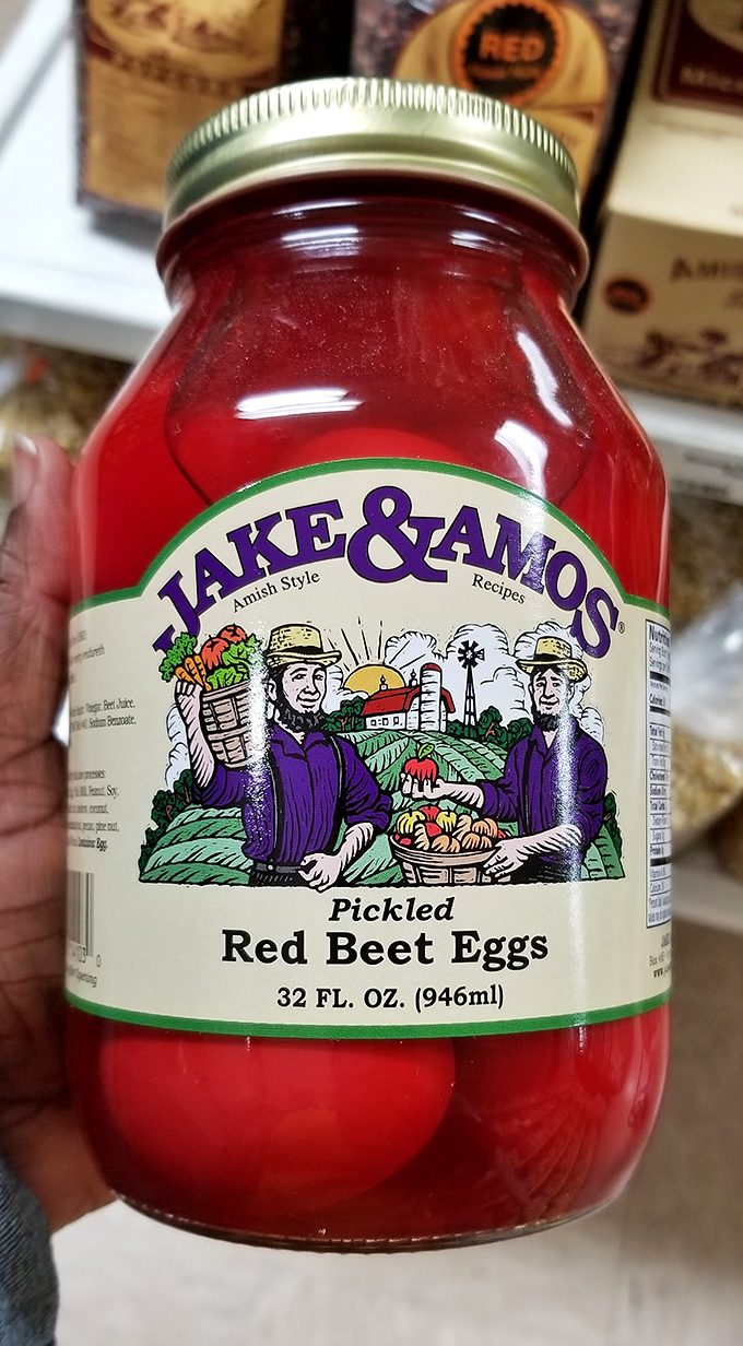 Pickled red beet eggs&mdash;nature's candy for grown-ups who aren't afraid of vibrant colors and bold flavors.