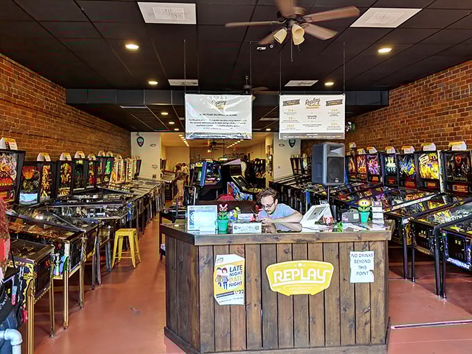 The Replay Museum offers a nostalgic journey through pinball history – where quarters disappear faster than baklava at a Greek festival.