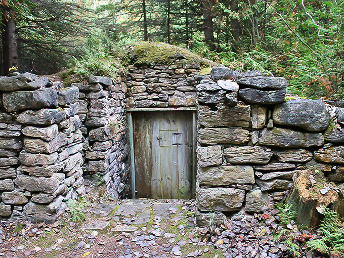 This historic root cellar whispers stories of Door County's resilient settlers who knew a thing or two about winter preparation.