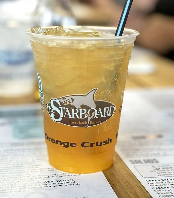 The Orange Crush &ndash; Maryland's unofficial summer cocktail. Like sunshine in a cup, with just enough kick to make you forget Monday exists.