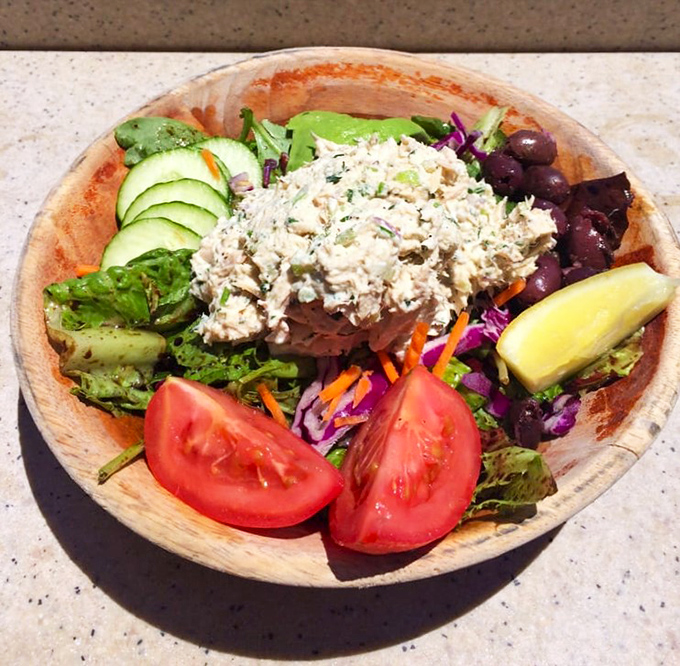 A salad that seafood lovers don't reluctantly order&mdash;they celebrate it. Fresh tuna salad atop vibrant greens proves healthy eating needn't be punishment.