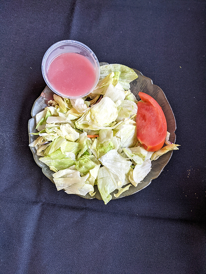 A simple salad that knows its role&mdash;the palate-cleansing opening act before the headliner steak takes center stage.