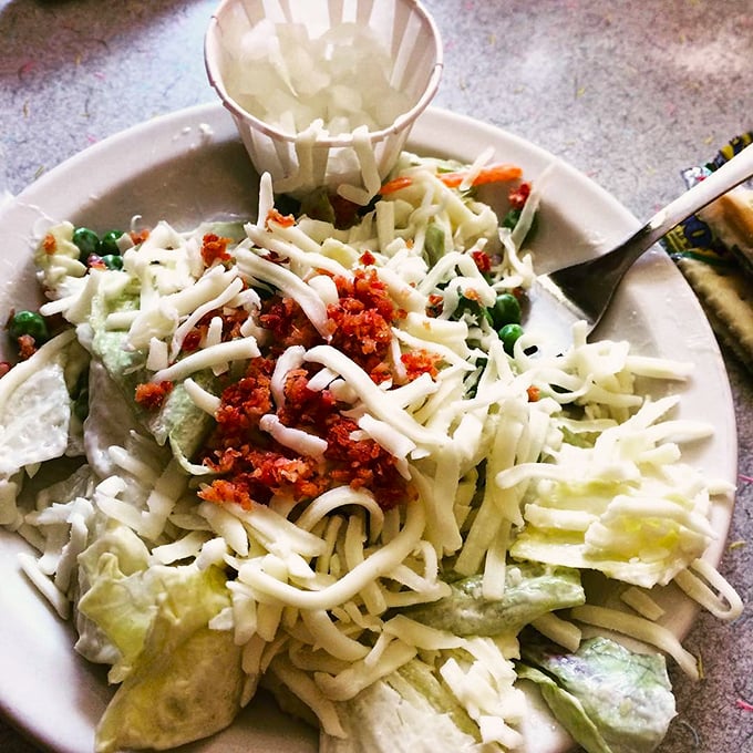 This isn't just a salad &ndash; it's the token vegetable that makes you feel virtuous before ordering another coney.