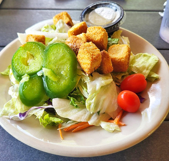 Even salads get the respect they deserve here&mdash;fresh, colorful, and substantial enough to satisfy without feeling like punishment.