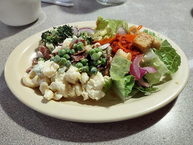 A salad that doesn't apologize for being a salad&mdash;vibrant, colorful, and substantial enough to satisfy even dedicated carnivores.