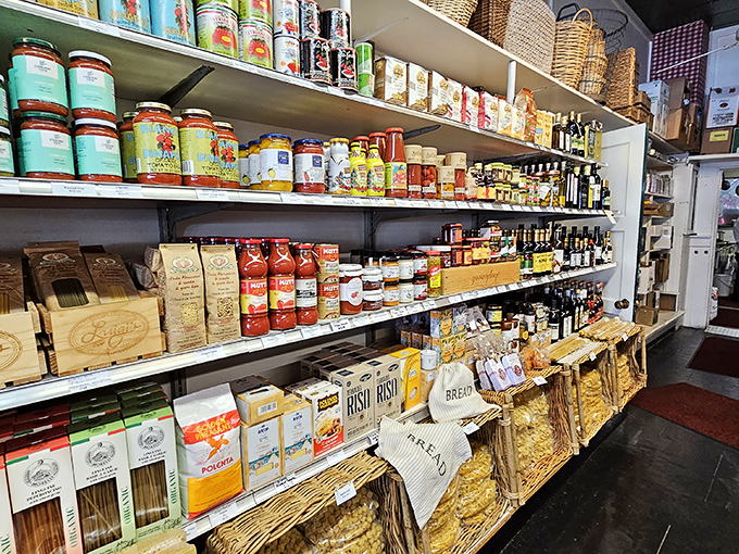 The deli shelves at Luigi's are like an Italian grocery fever dream&mdash;imported pastas, sauces, and olive oils that'll make your pantry weep with inadequacy.