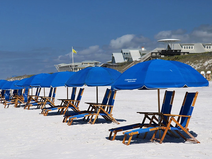 Those impossibly blue beach chairs against sugar-white sand create the quintessential Florida Panhandle scene &ndash; just add a good book and a cold drink for instant vacation nirvana.