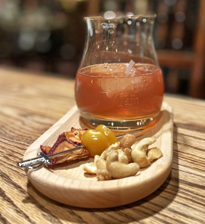 Even the cocktail garnishes here look like they mean business &ndash; no umbrella drinks in sight.
