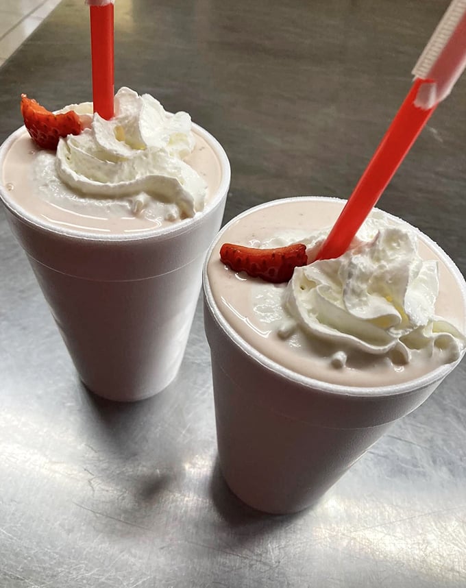 Sometimes the perfect meal companion comes in a glass, thick enough to require serious straw commitment.