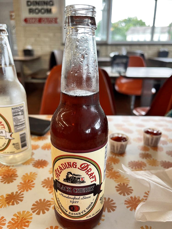 Nothing complements Pennsylvania comfort food quite like a locally-brewed Reading Draft Black Cherry soda. It's like liquid nostalgia with bubbles.