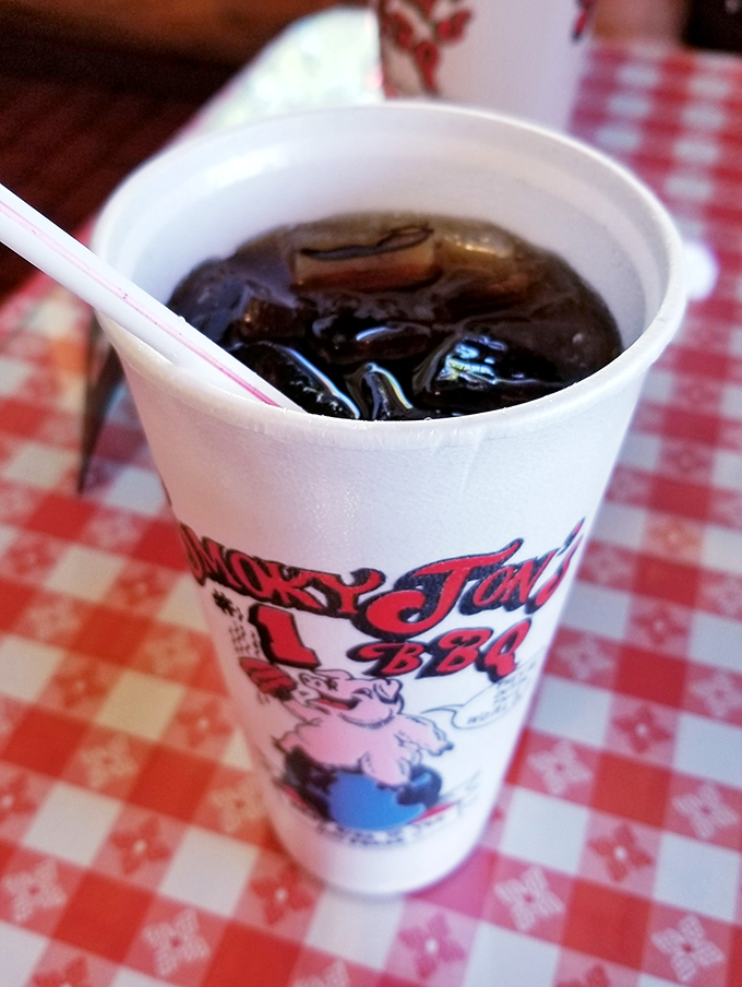 Even the drinks come with personality here &ndash; that familiar dark cola providing the perfect sweet counterpoint to all that savory smoke.