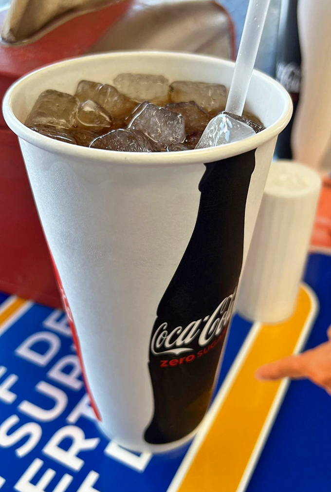 Even the soda feels nostalgic here&mdash;ice-cold Coca-Cola in a proper paper cup. Some pleasures remain blissfully unchanged by time.