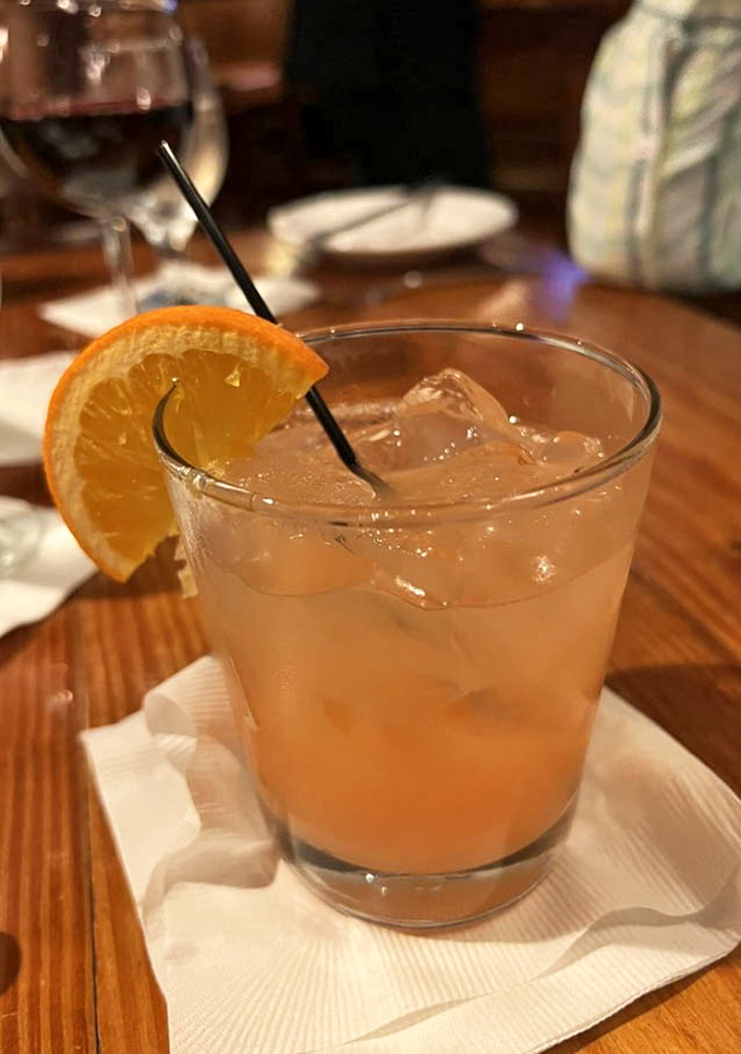 A refreshing Southern cocktail that whispers sweet nothings to your taste buds. The perfect companion for a humid Summerville evening.