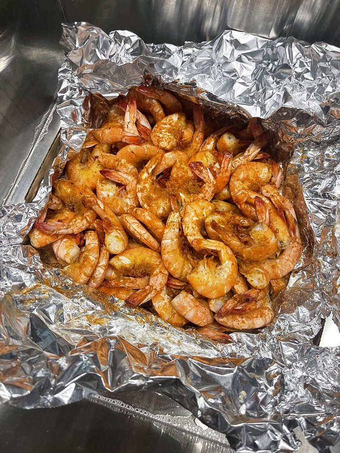 Spiced shrimp in foil&mdash;simple, unpretentious, and utterly perfect. The Chesapeake Bay's bounty needs little more than the right seasoning.