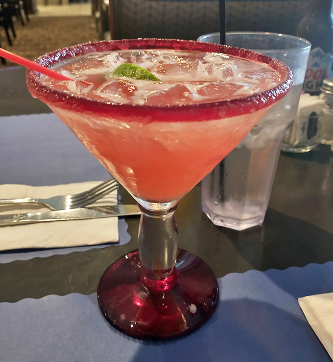 This strawberry daiquiri brings tropical vacation vibes to the heart of Canal Fulton's dining scene.