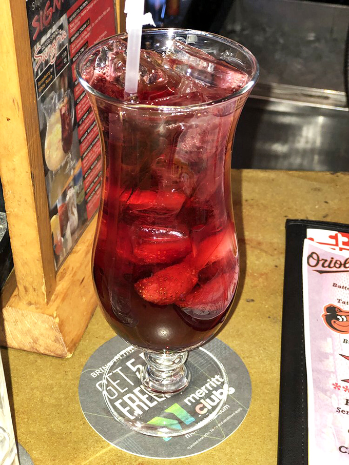Ruby-red sangria that's both refreshing and dangerous&mdash;like a summer romance that sneaks up on you with unexpected sweetness.