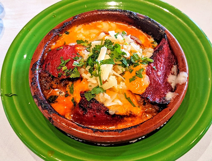 These stuffed piquillo peppers aren't just appetizers; they're little red envelopes delivering flavor telegrams straight to your taste buds.