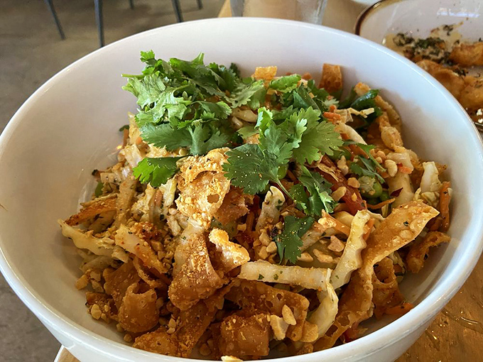 This Thai peanut salad brings crunch, color, and enough flavor complexity to keep your fork diving back for more.