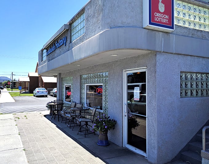 The Sandwich Factory's modest storefront belies the culinary creativity happening inside, where lunch becomes an art form worth sitting down for.