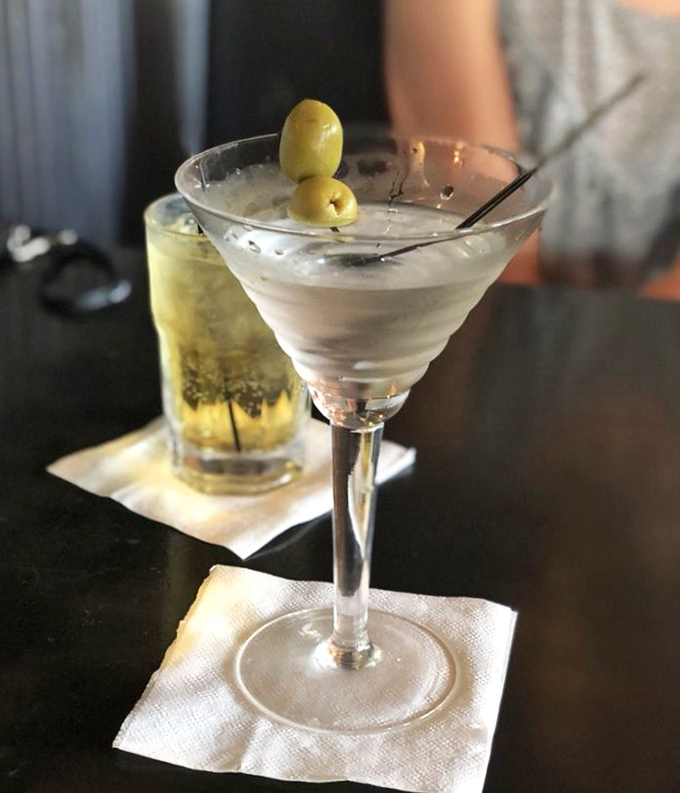 A classic martini with olives &ndash; because sometimes adulting deserves a reward. Sinatra would approve of this elegant sipper.