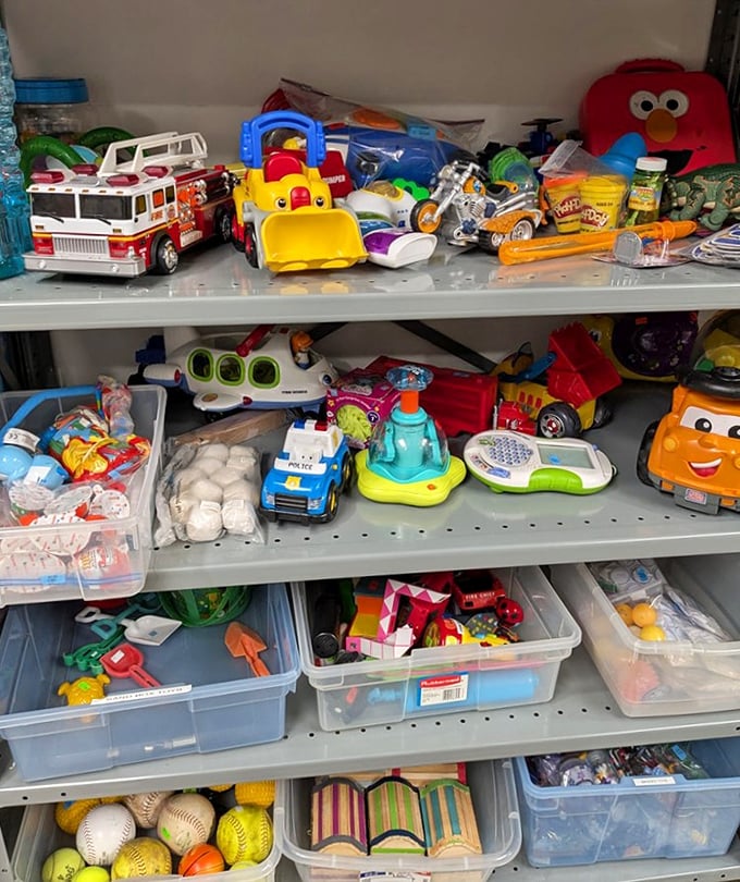 Toy story in real life! From fire trucks to Elmo, these gently-loved playthings are ready for their second act.