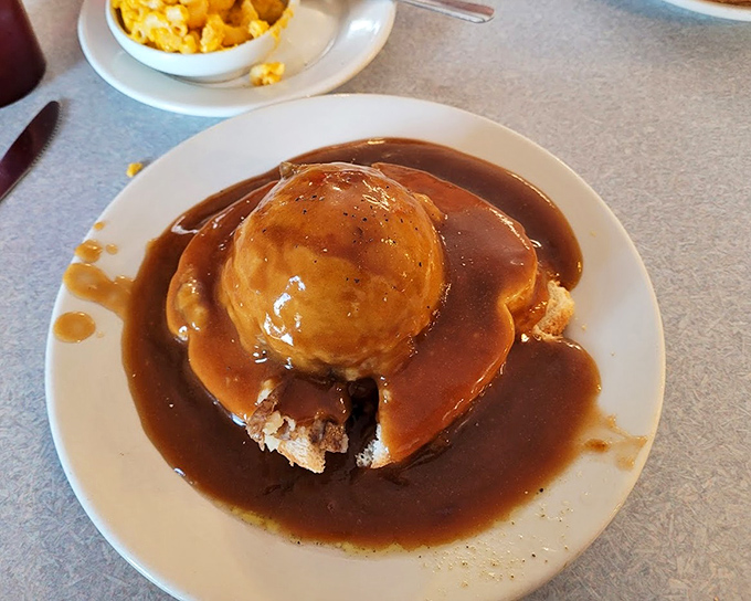 The Turkey Manhattan &ndash; where Thanksgiving dinner meets architectural achievement. That gravy river flowing through mashed potato mountains deserves its own national park status.