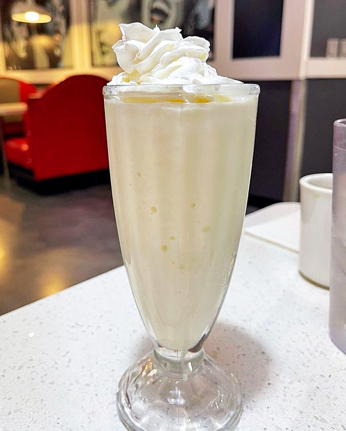 This vanilla milkshake isn't just thick&mdash;it's the kind that makes you wonder if straws were actually invented as optimism detectors.