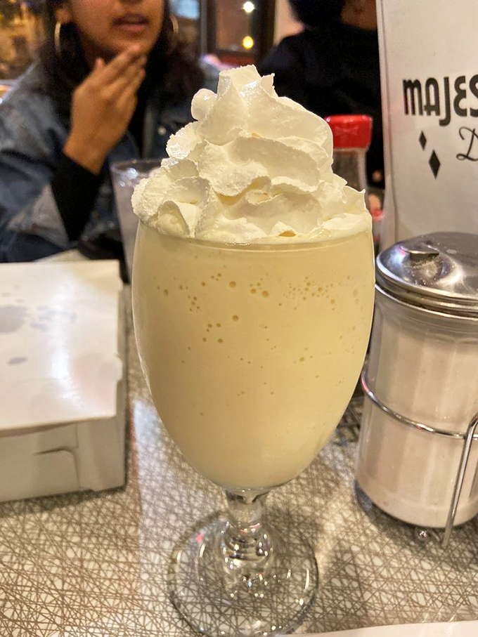This vanilla milkshake isn't playing hard to get&mdash;it's thick enough to require commitment but worth every spoonful of the relationship.