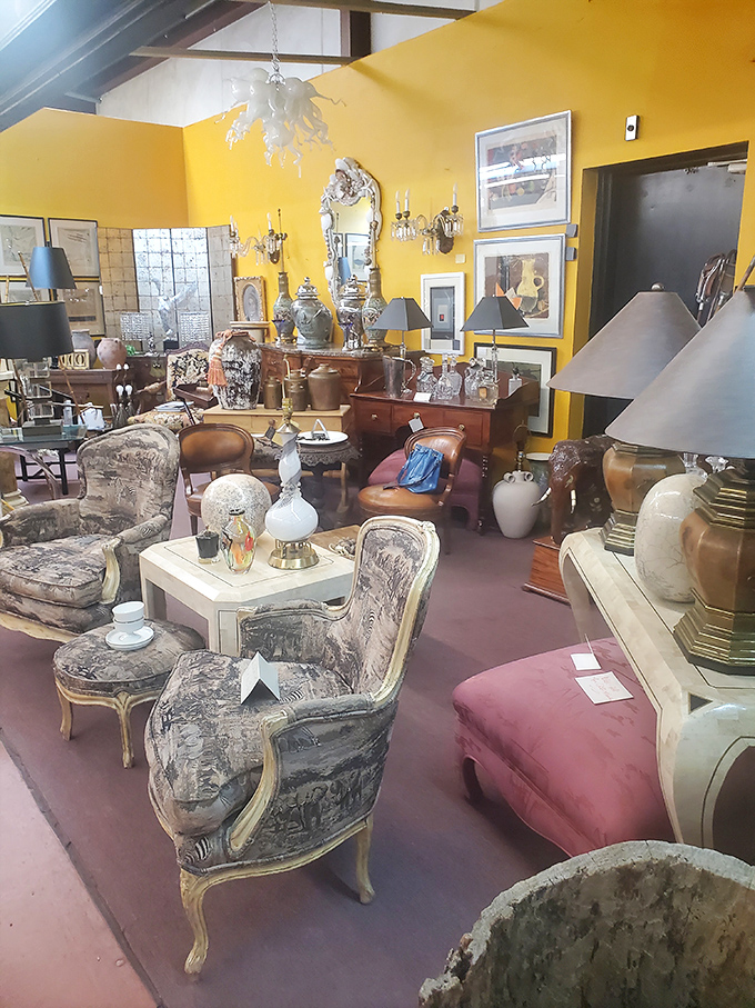 Elegant ghosts of living rooms past. These vintage chairs have seen conversations we can only imagine – and probably a few TV dinners too.