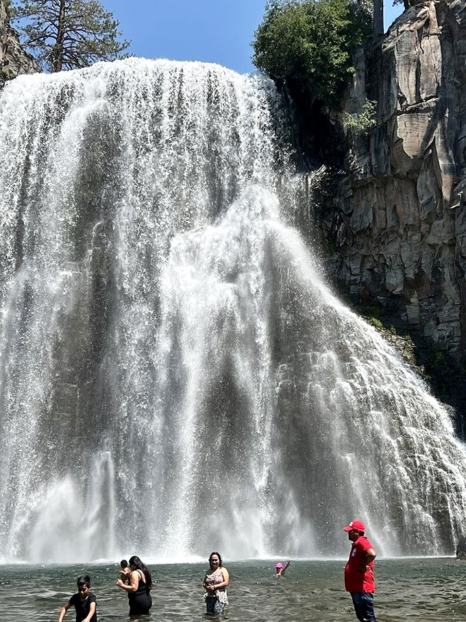 Nothing beats the refreshing shock of Sierra snowmelt after a dusty hike through mountain sunshine.